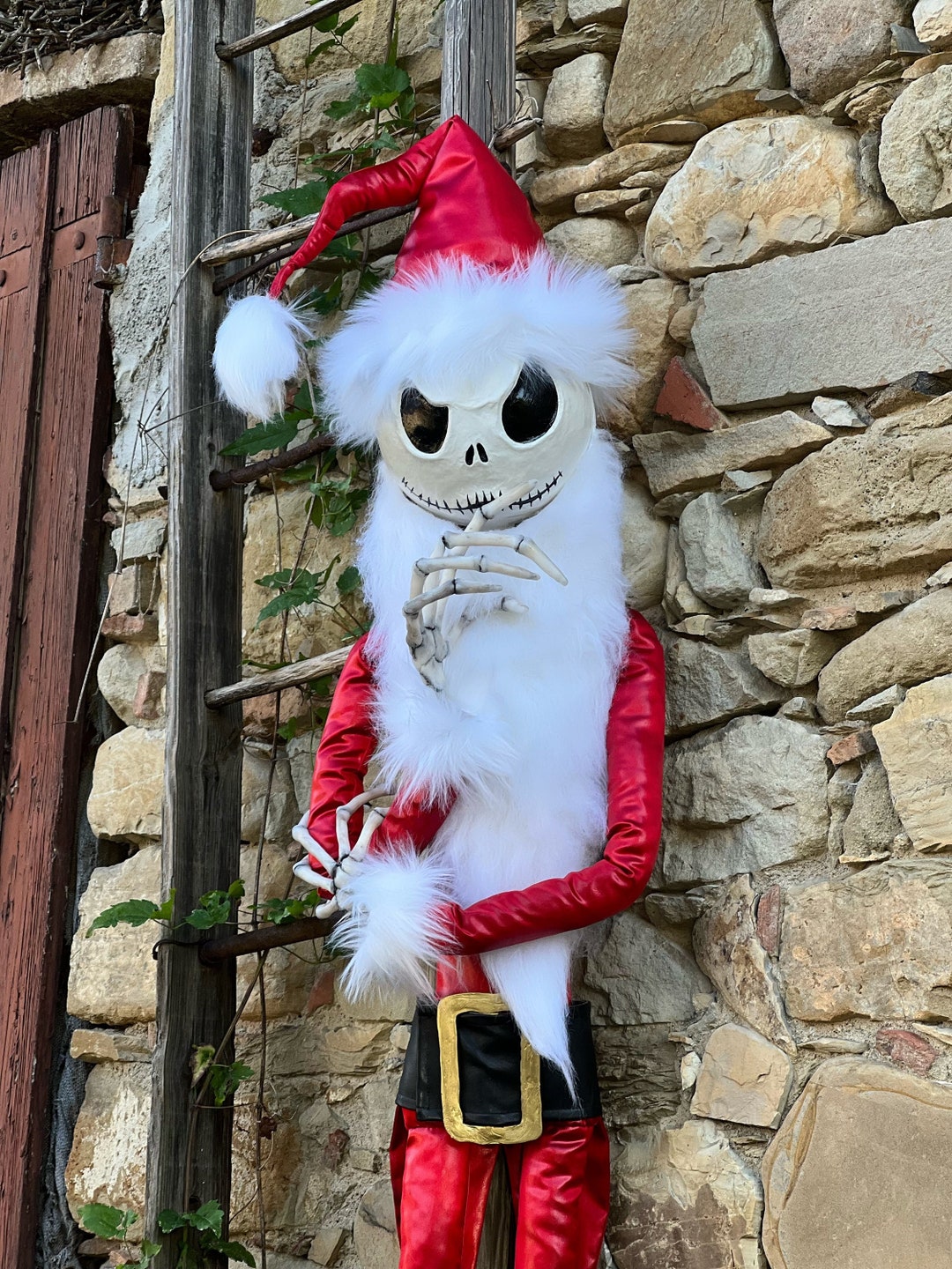 Jack Skellington Inspired, Christmas Door Decoration, Nightmare Before ...
