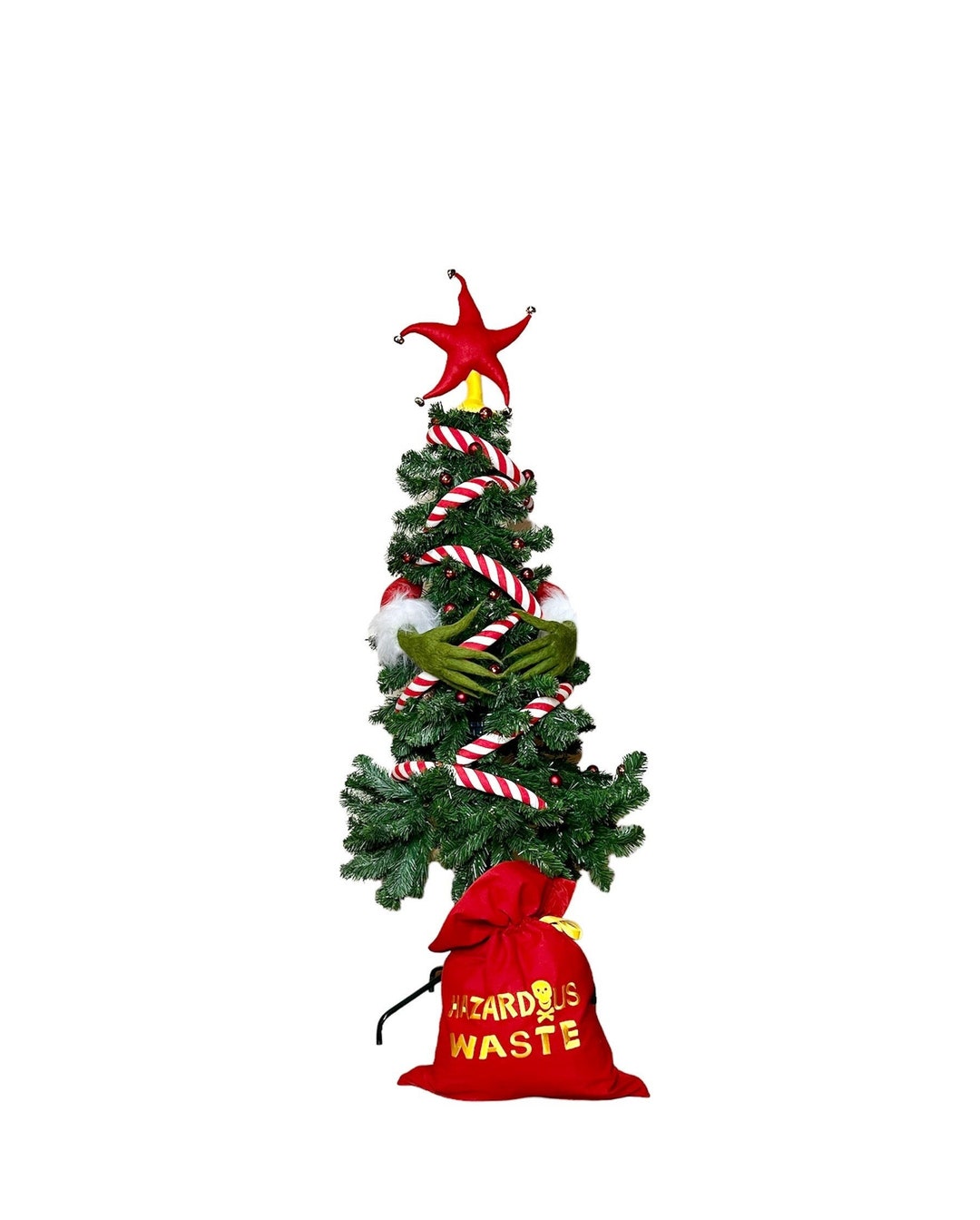 Furry Green Arm, Christmas Tree Set Decor, Grinch Arms Inspired, Free ...