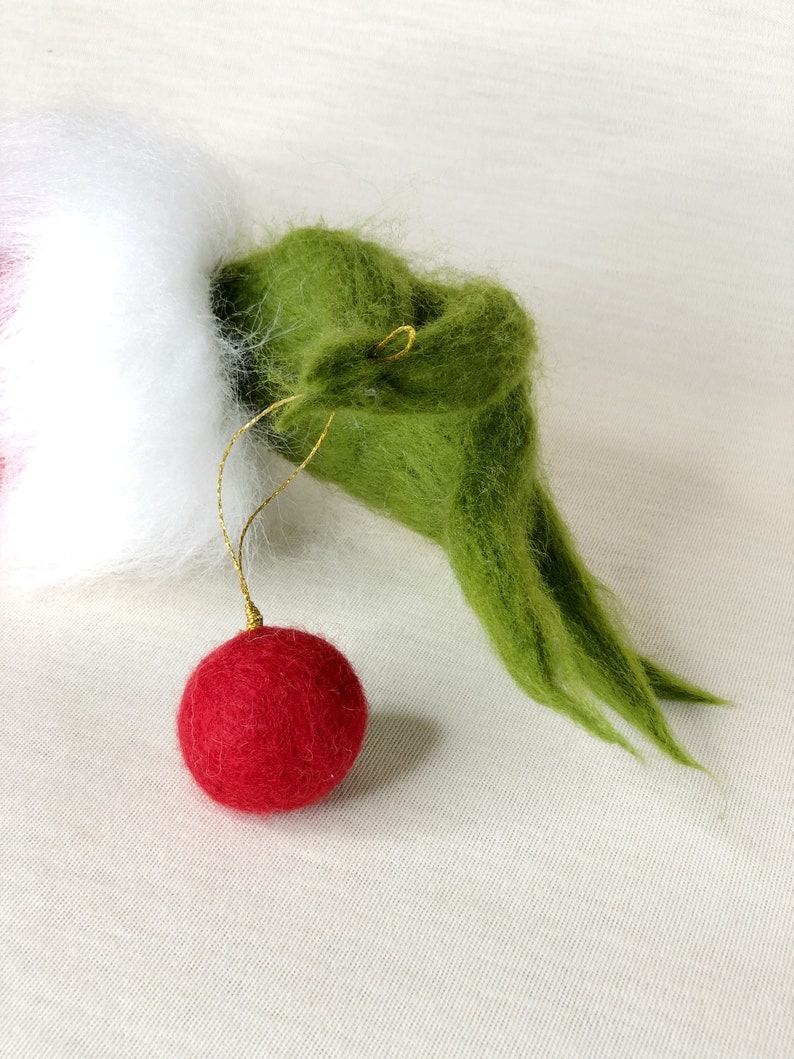 Christmas Tree Topper Furry Green Arm Ornament Holder Tree - Etsy