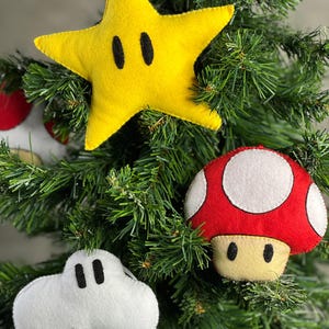 Super Mario Inspired Tree Topper, Ready to Ship, Cartoons Christmas ...
