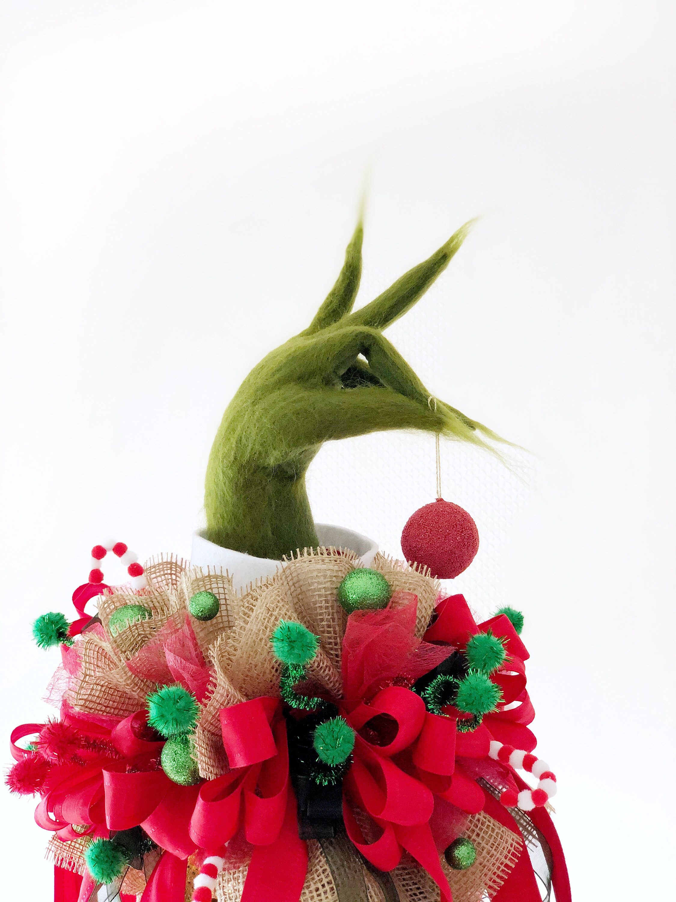 Grinch Christmas Tree Topper
