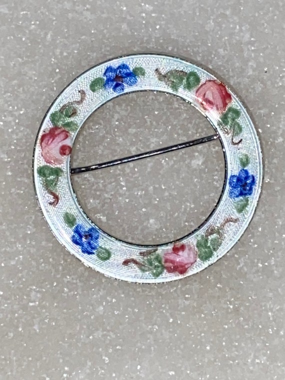 sterling enamel triggerfish pin - Gem