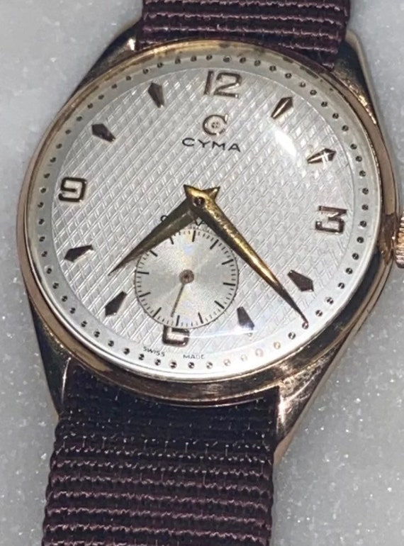 Cyma 18K Gold Plated Quartz Ladies Watch - Gem