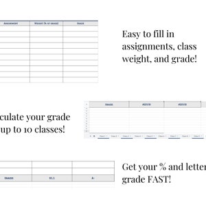 Final Grade Calculator Excel Sheet - Excel Grade Sheet - Student ...