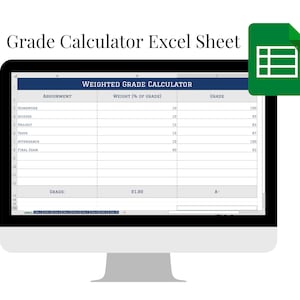 Final Grade Calculator Excel Sheet - Excel Grade Sheet - Student ...