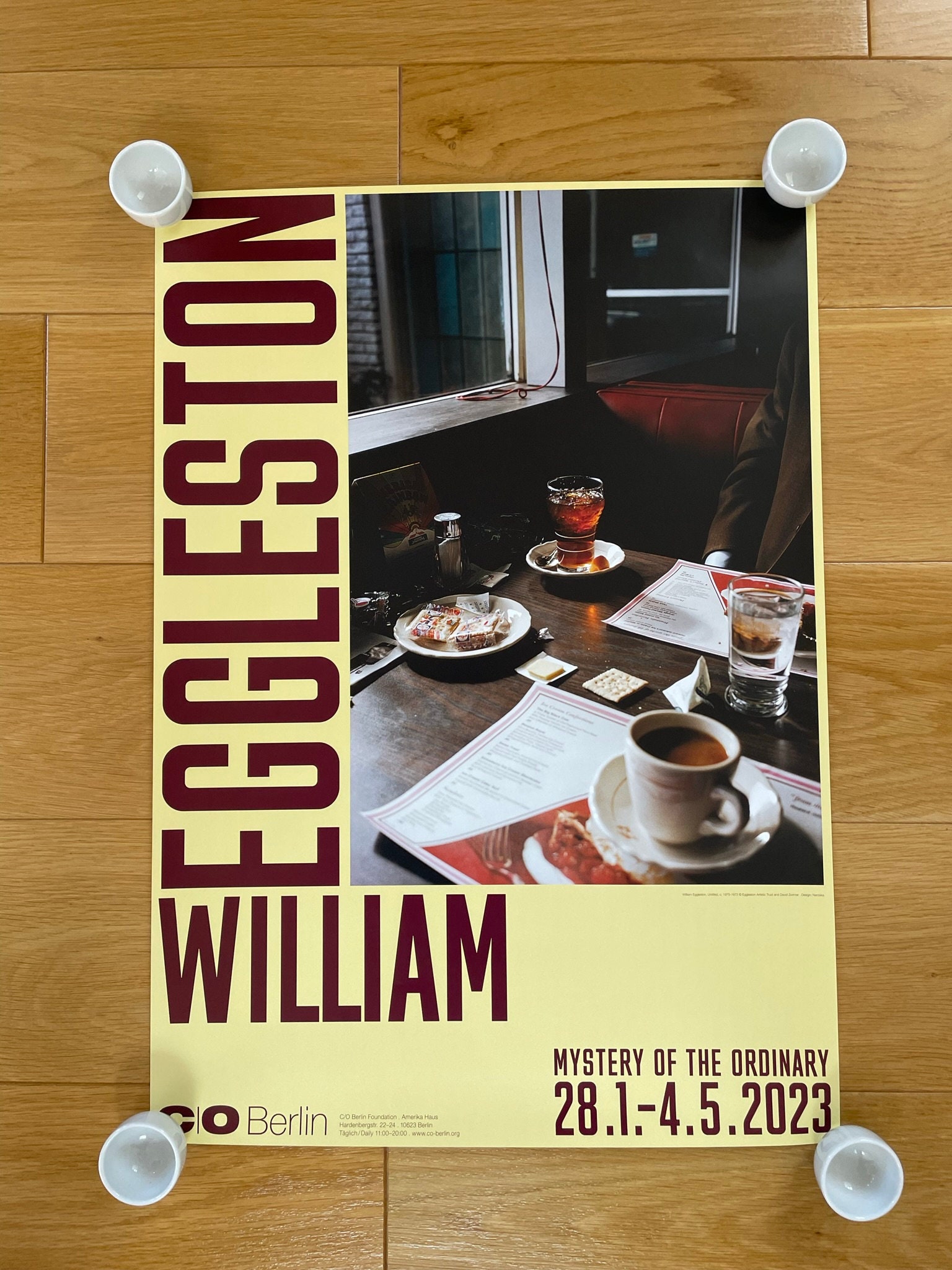 WILLIAM EGGLESTON - Original exhibition poster "Mystery of the Ordinary" from Berlin - Etsy.de
