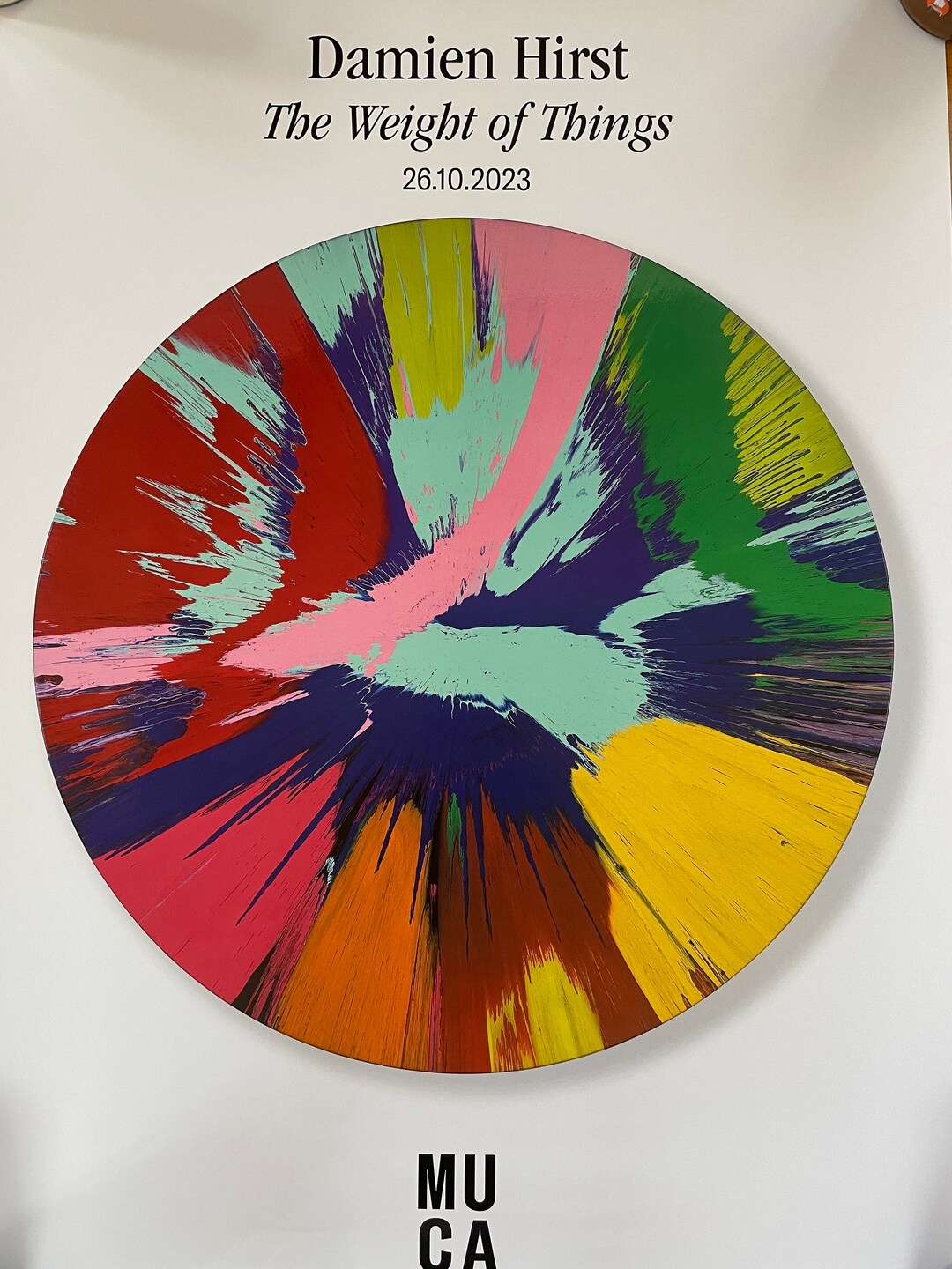 DAMIEN HIRST Original Exhibition Poster From the Weight of Things ...