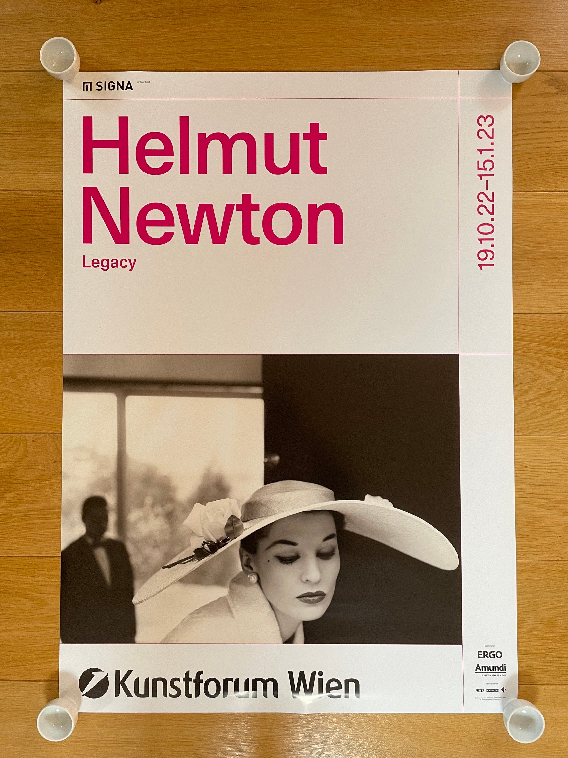 HELMUT NEWTON Original Exhibition Poster fashion, Melbourne 1955 From ...