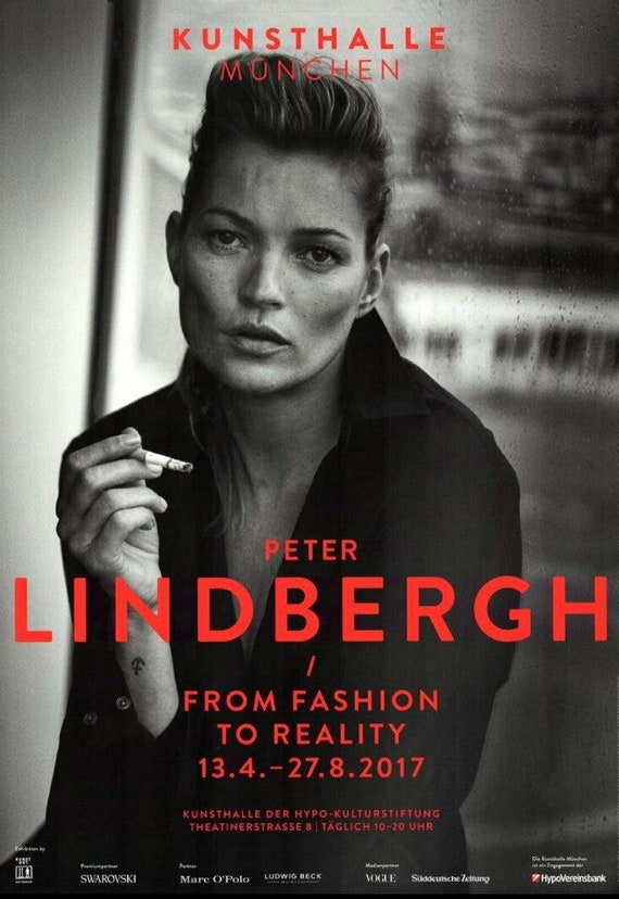 PETER LINDBERGH Original Exhibition Poster Kate Moss of | Etsy