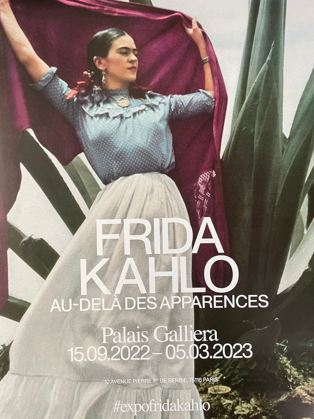 FRIDA KAHLO - Original Exhibition Poster From Palais Galliera in Paris ...