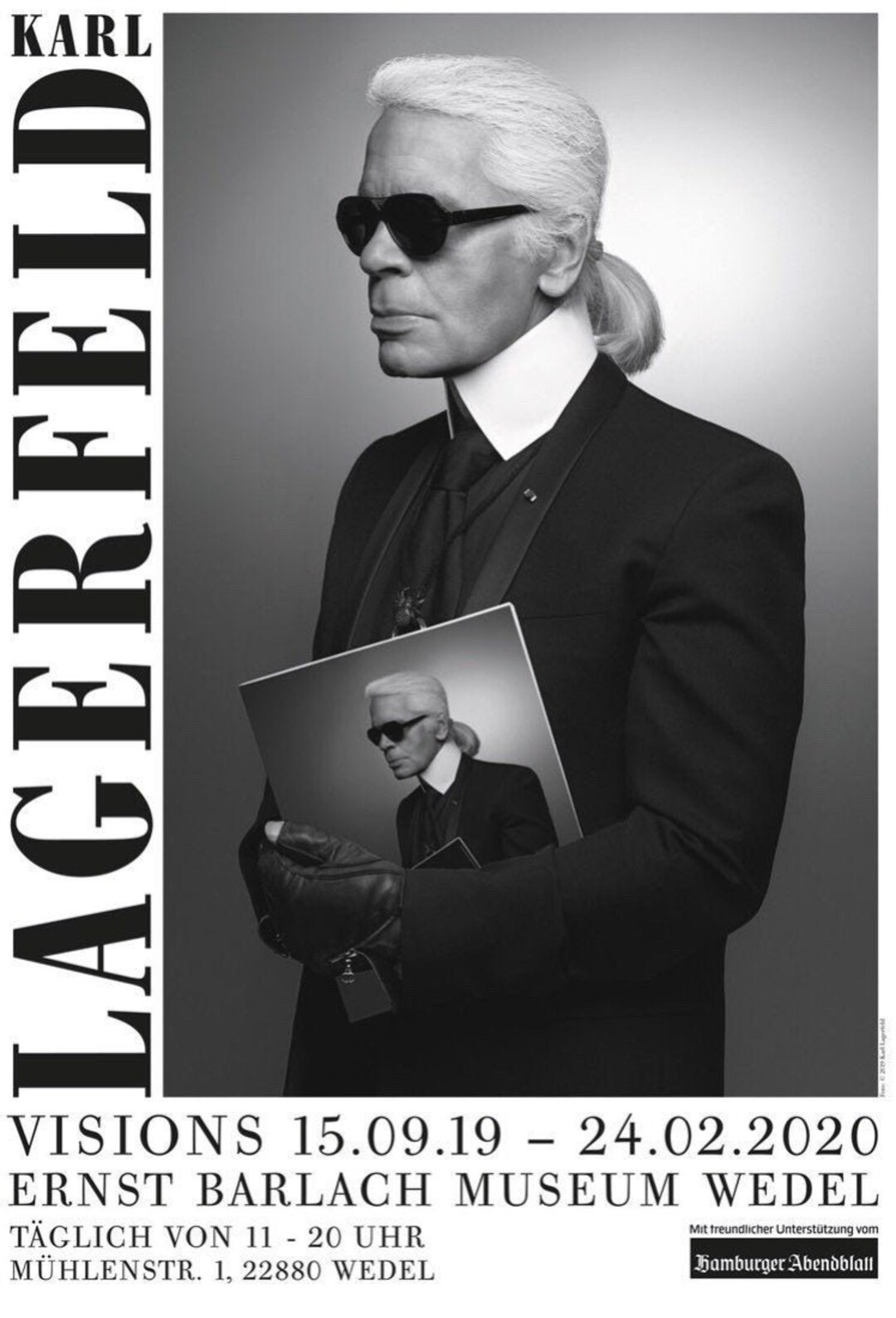 A3 smaller Version KARL LAGERFELD Original Exhibition Poster - Etsy