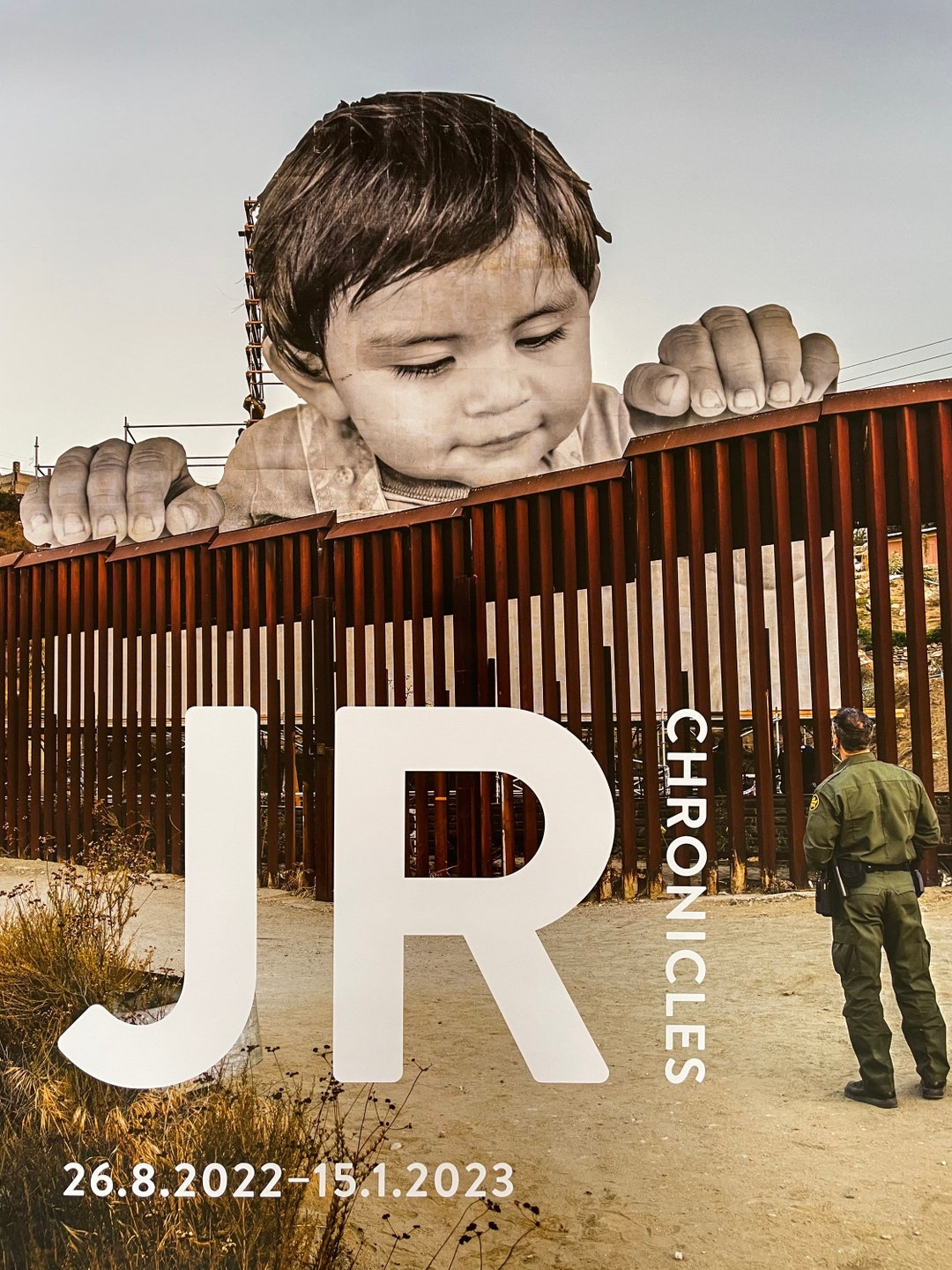 JR Original Exhibition Poster giants, Kikito and the Border Patrol of jr: Chronicles Exhibition ...