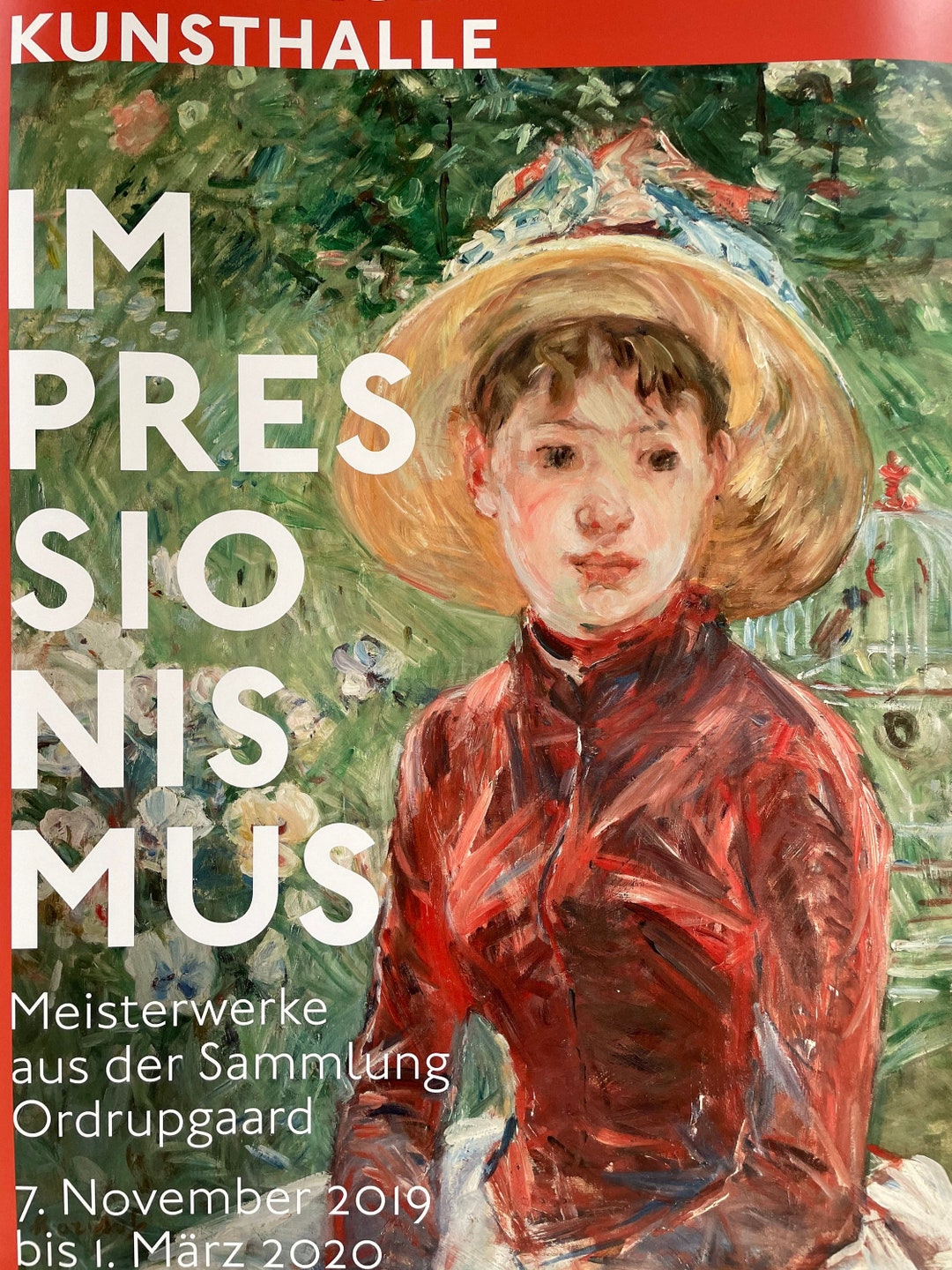 Original Exhibition Poster impressionism. Masterpieces From the ...