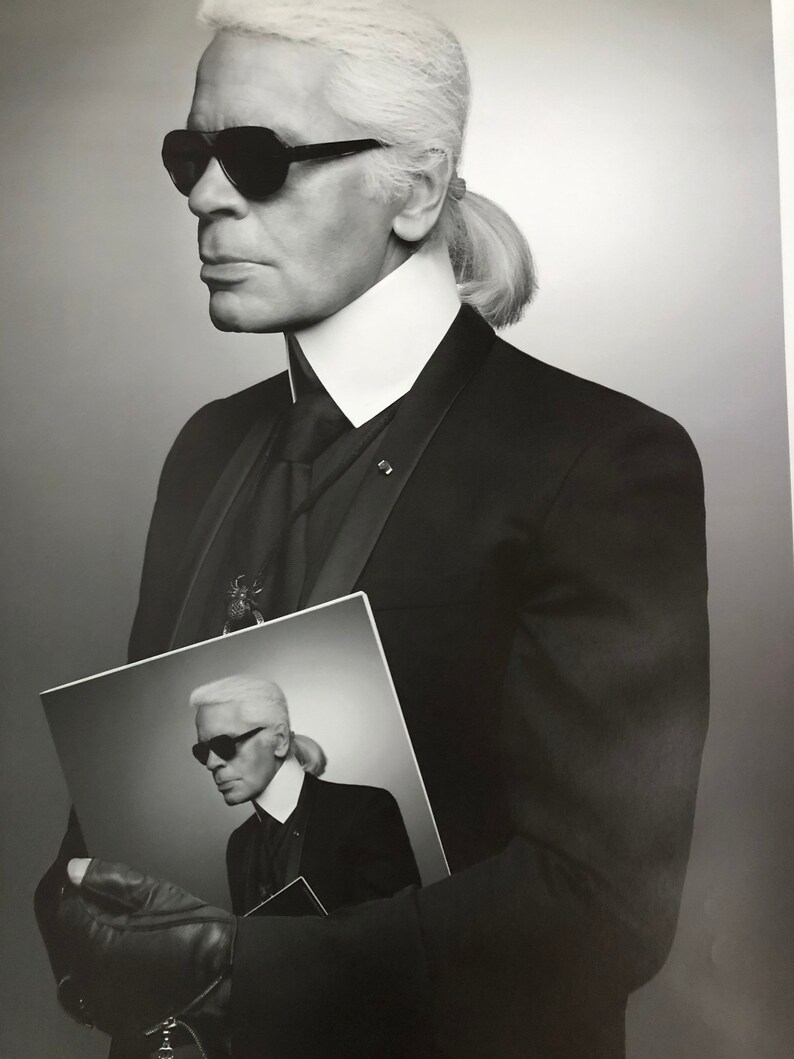 A1 bigger Version KARL LAGERFELD Original Exhibition Poster - Etsy