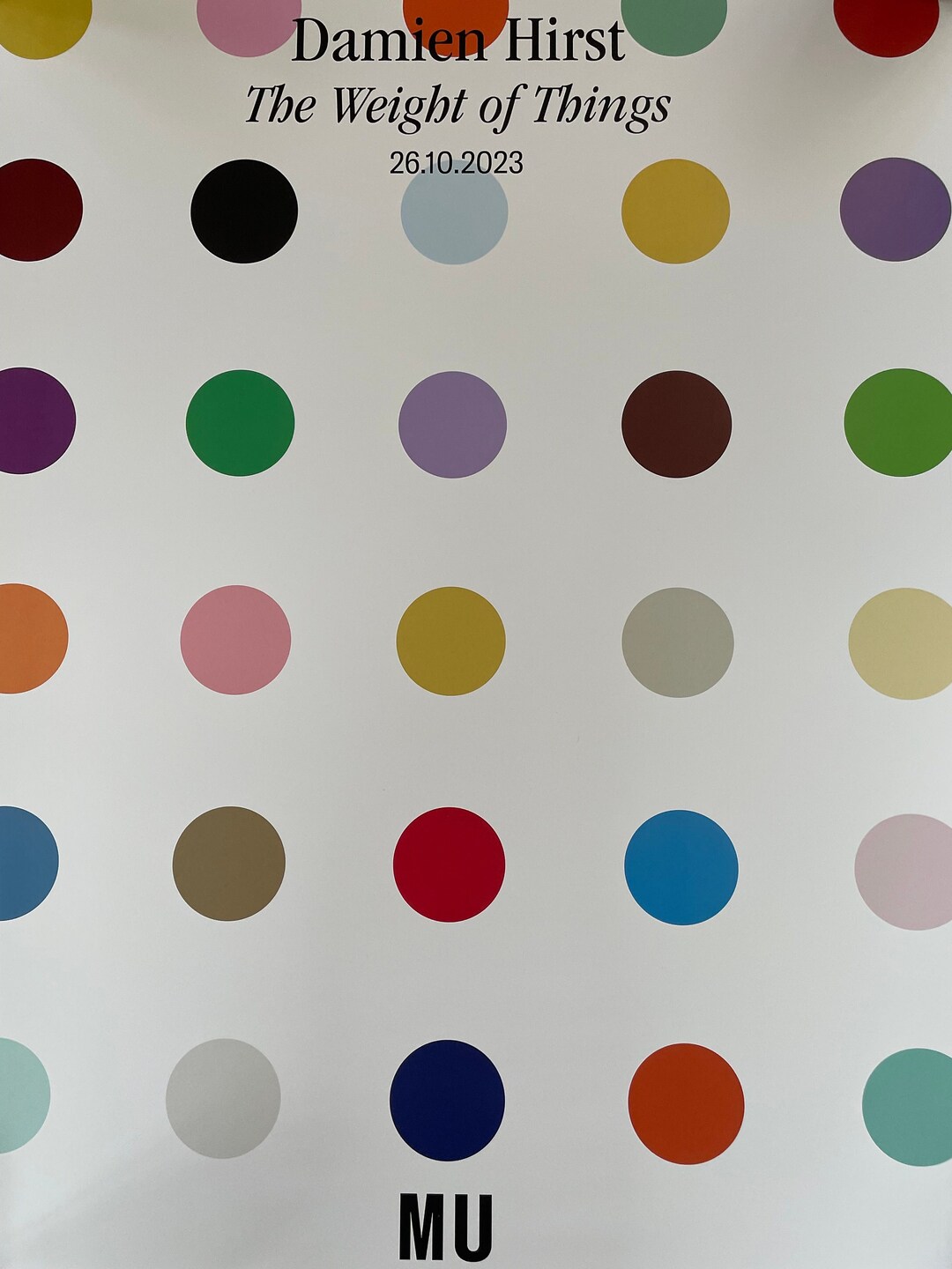 DAMIEN HIRST - Original Exhibition Poster From "the Weight of Things ...
