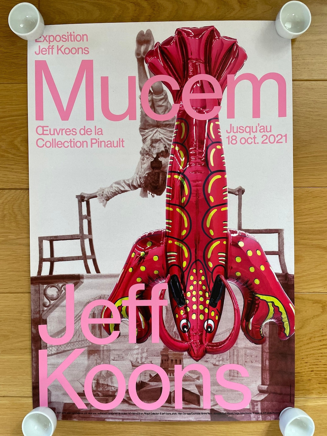 JEFF KOONS Original Exhibition Poster From the jeff Koons Mucem. Works ...