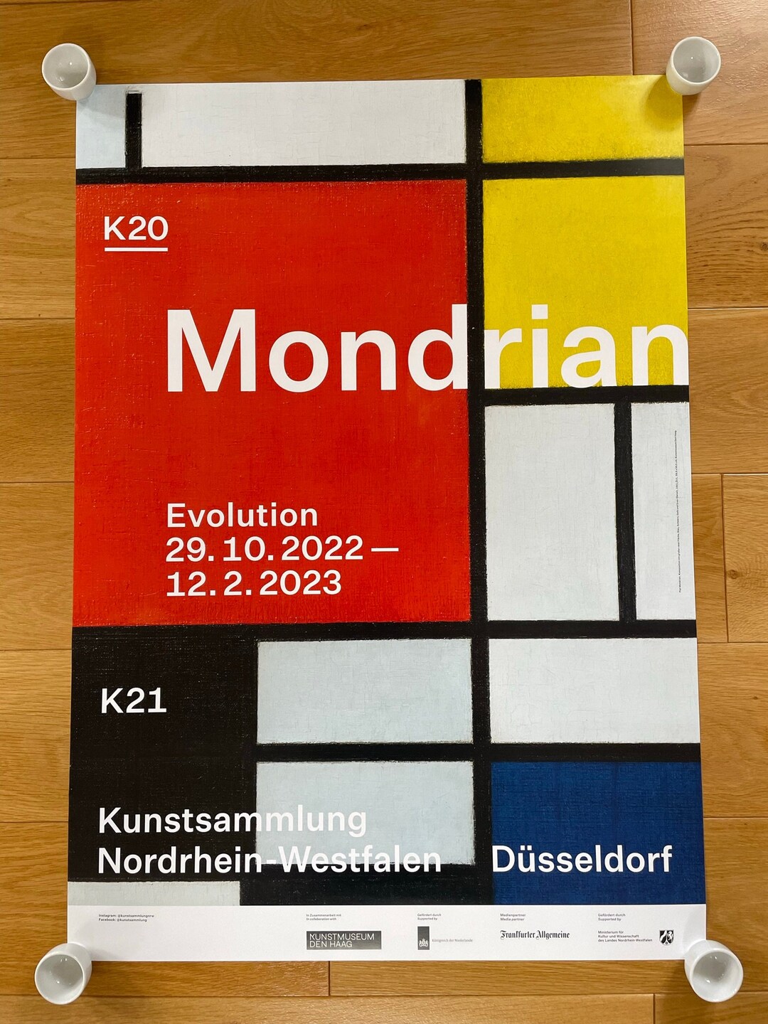 PIET MONDRIAN Original Exhibition Poster evolution From the Exhibition ...