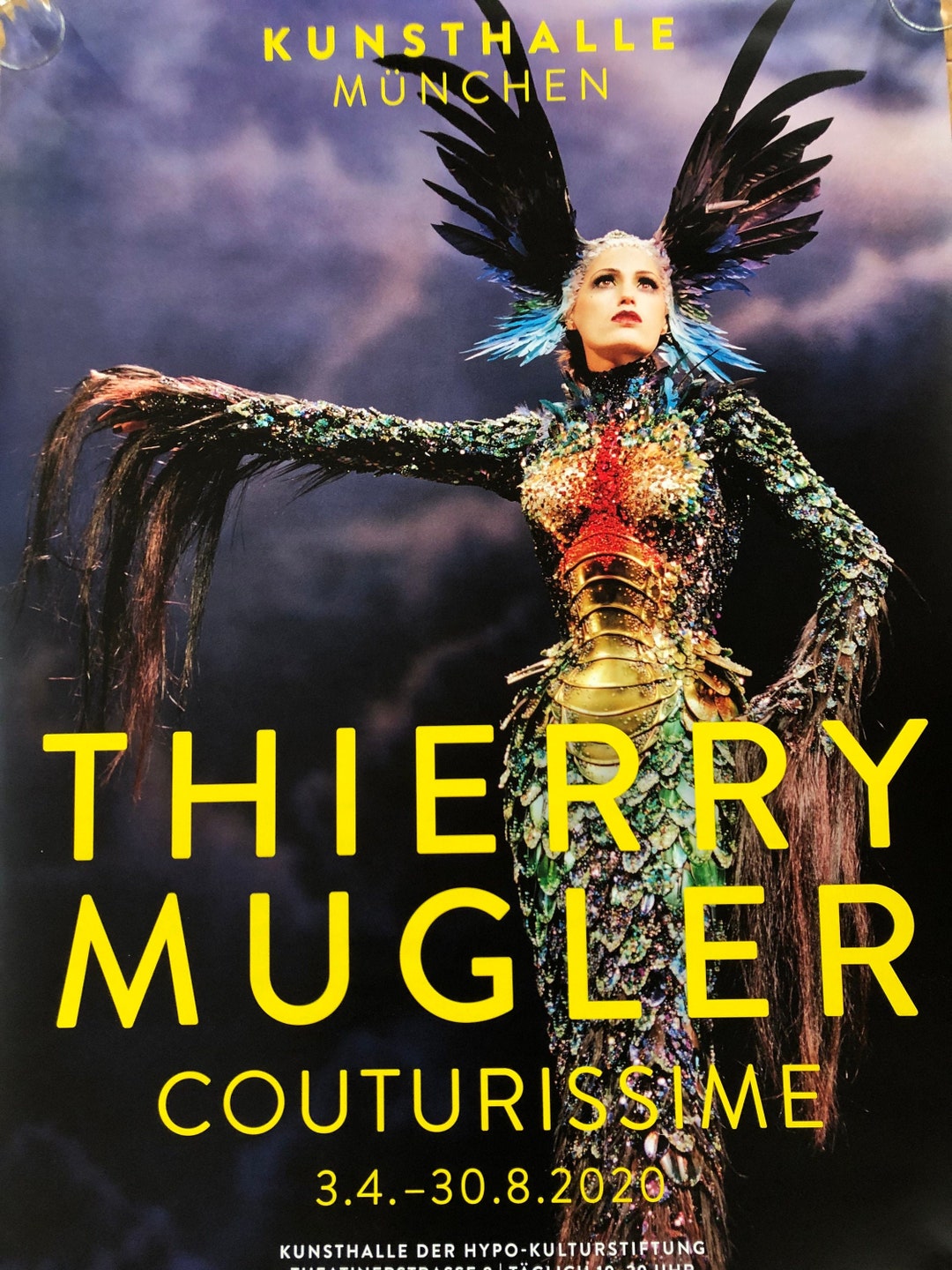 THIERRY MUGLER - Original Exhibition Poster Munich - Etsy