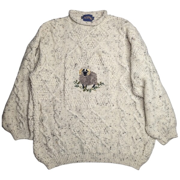 Irish Wool Sweater - Etsy
