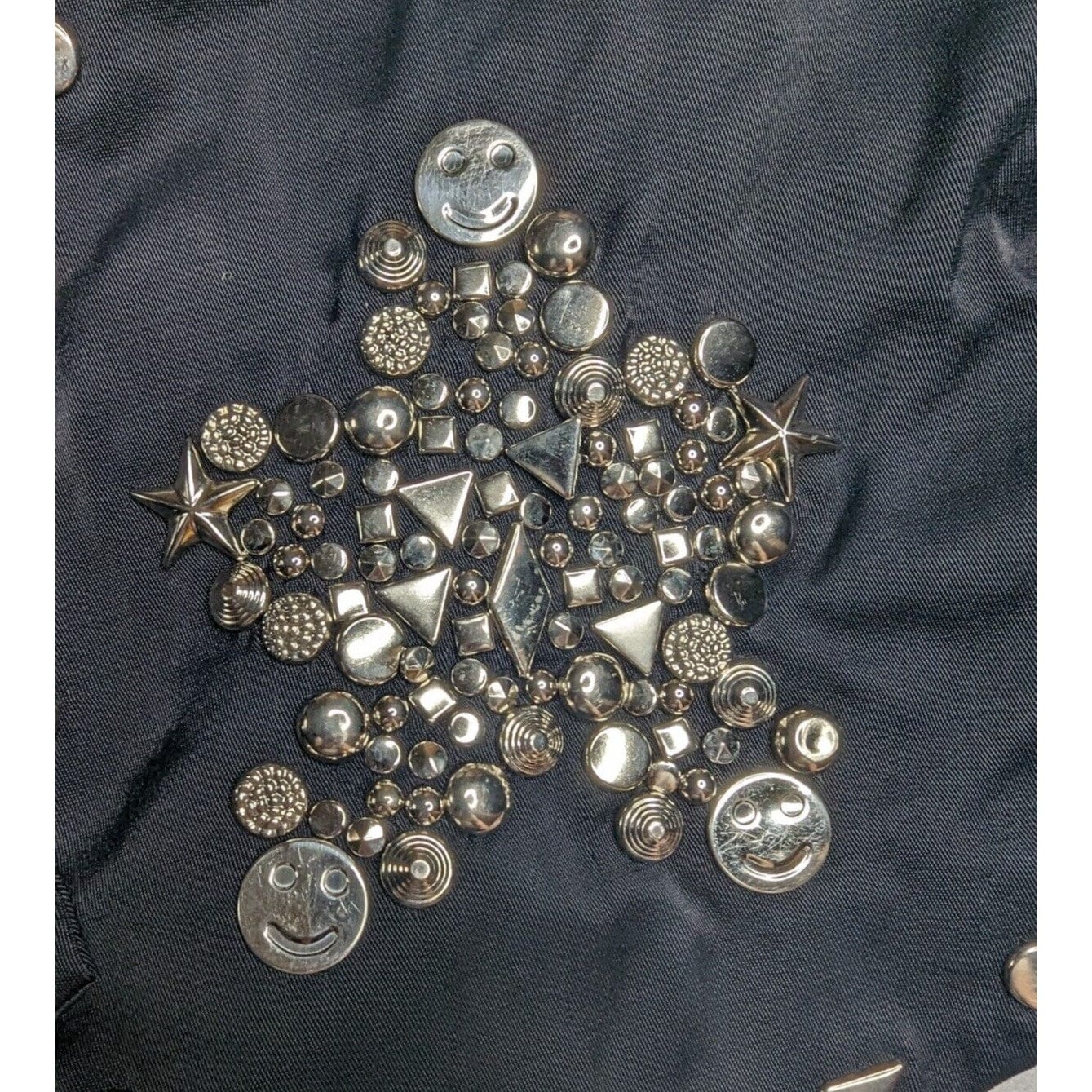 Vintage 1990s Contempo Casuals Black Stud Embellished Single - Etsy