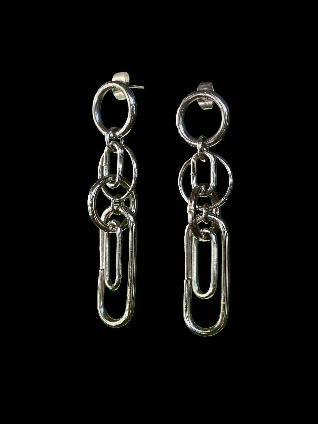 Orbital Earrings | Hypoallergenic Grunge Cyber Y2k Goth Alt Punk ...