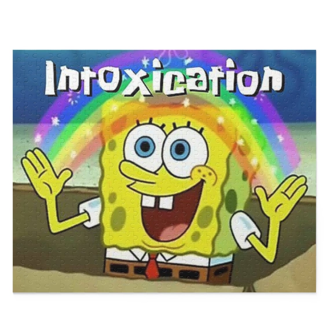 Intoxication Spongebob Puzzle 120 252 500-piece | Etsy
