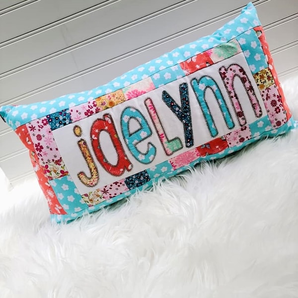 Patchwork Pillow - Etsy