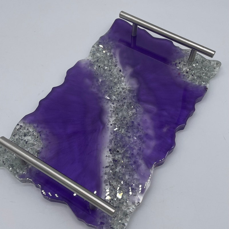 Resin Serving Tray - Etsy