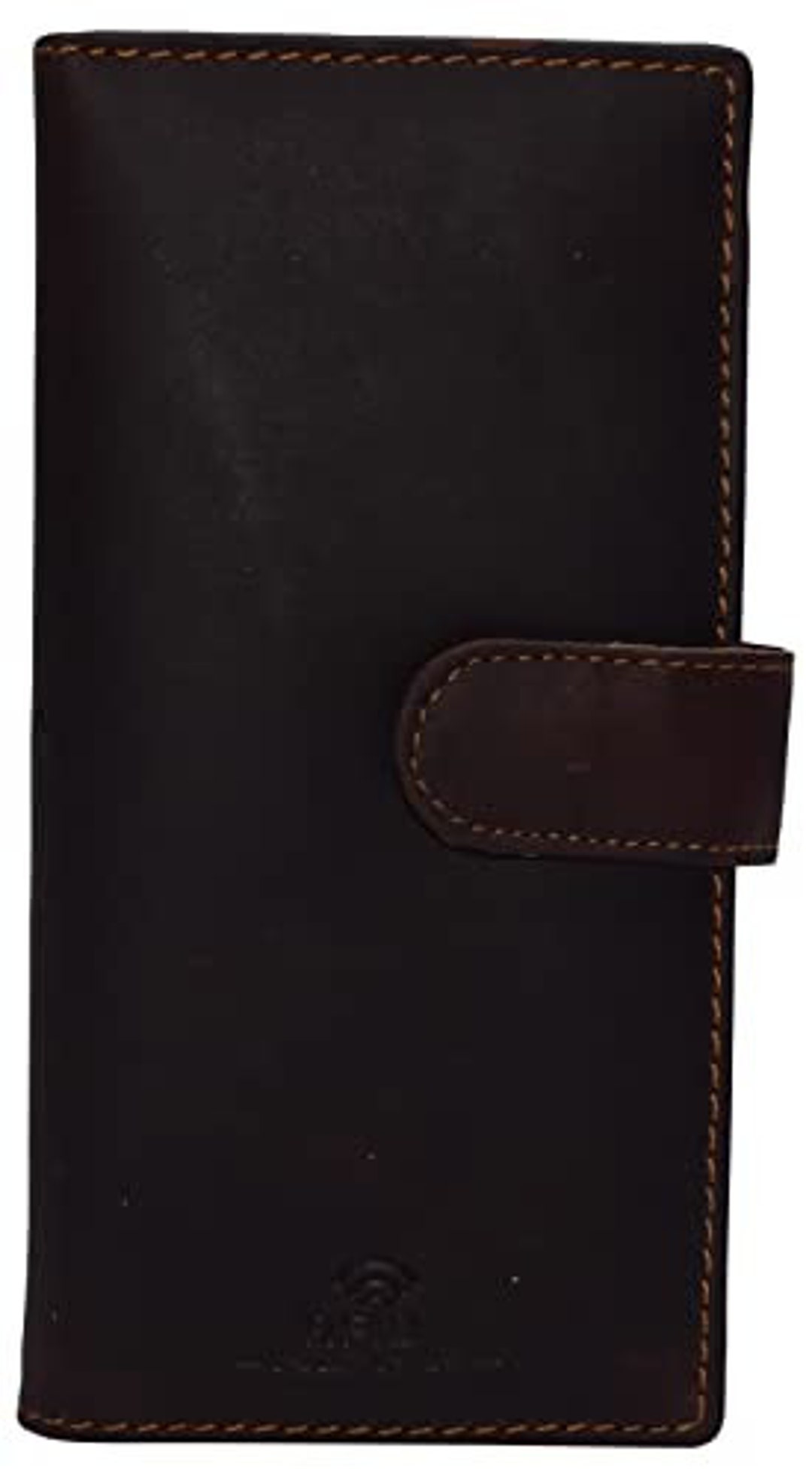 Hunter Brown Vintage Leather Standard Checkbook Credit Card Organizer ...