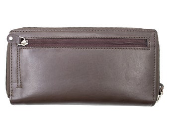 Fuchsia Pink Leather Checkbook Wallet by RELATIVITY New Old Stock ...