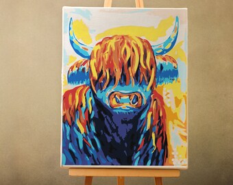 Buffalo Paint by Number Picture - Etsy