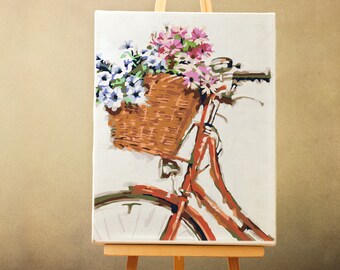 Bicycle Paint by Number - Etsy