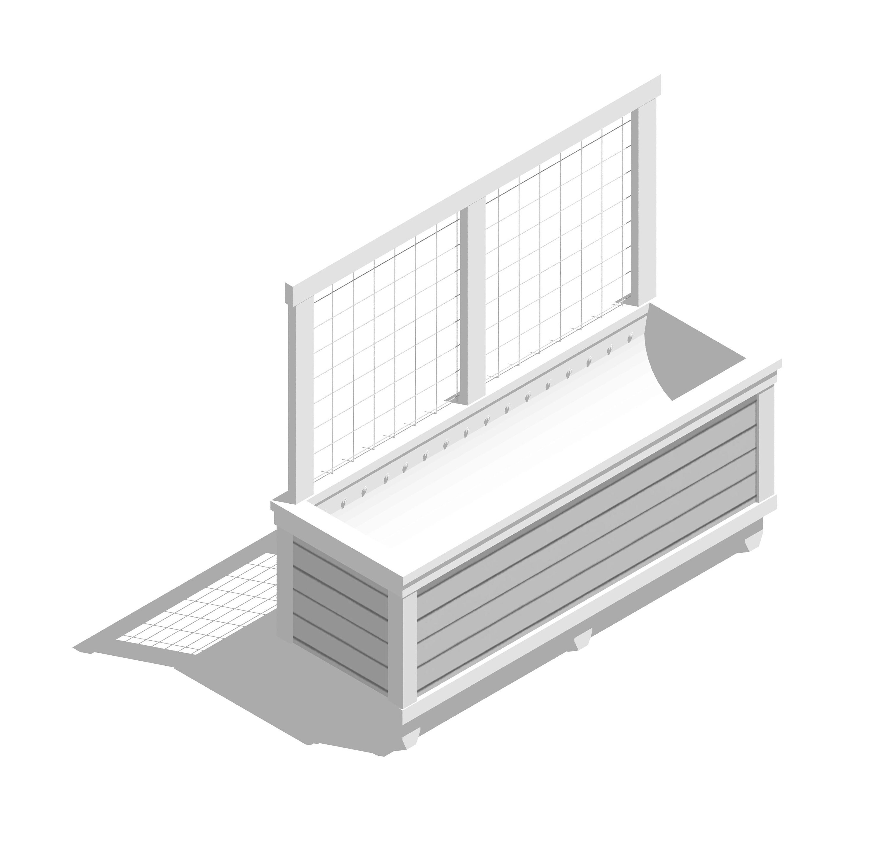 Diy Raised Bed Planter Box Design With Trellis Option Instant Etsy