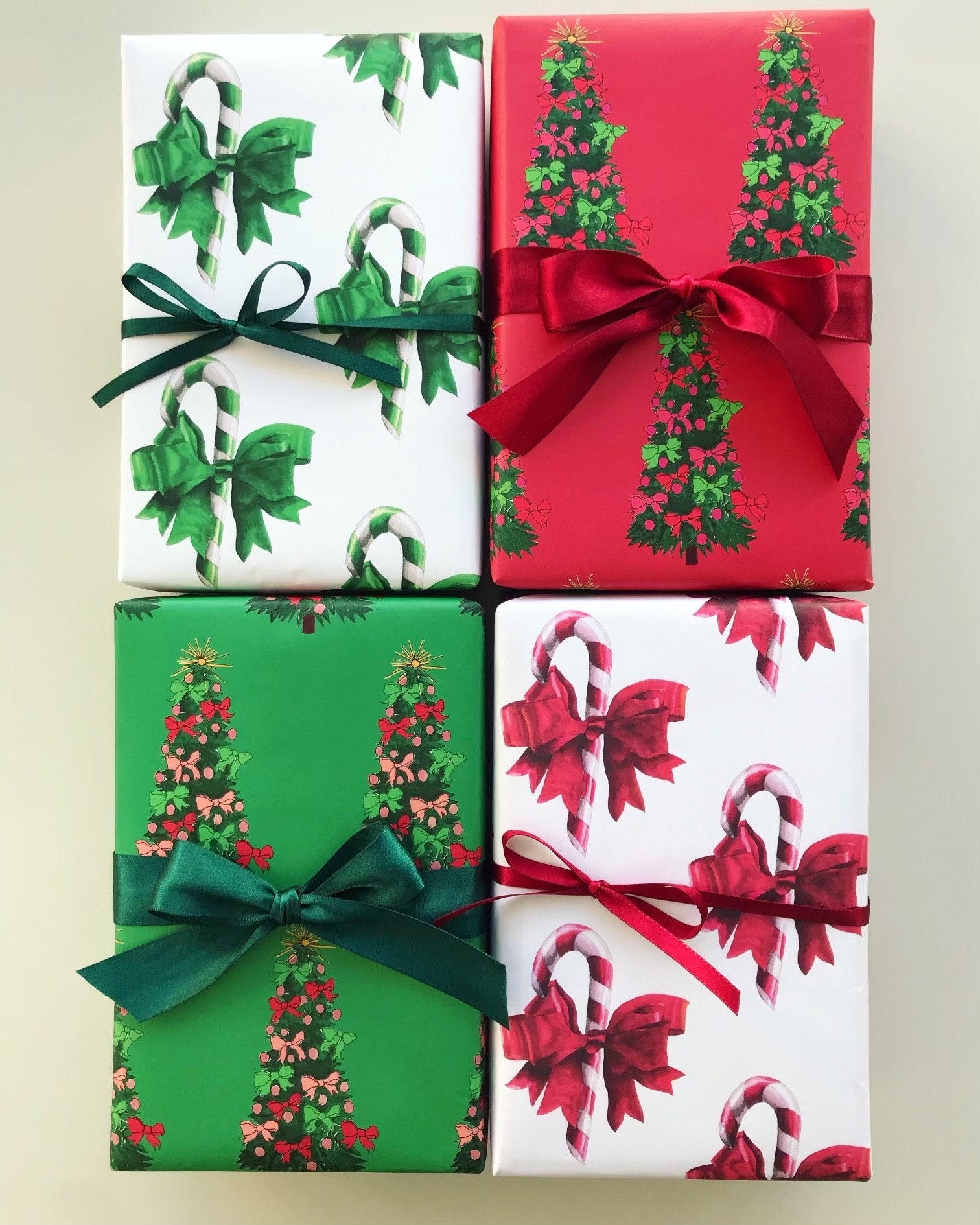Christmas Trees Wrapping Paper: Green {tree Wrap, Green Xmas Wrap ...