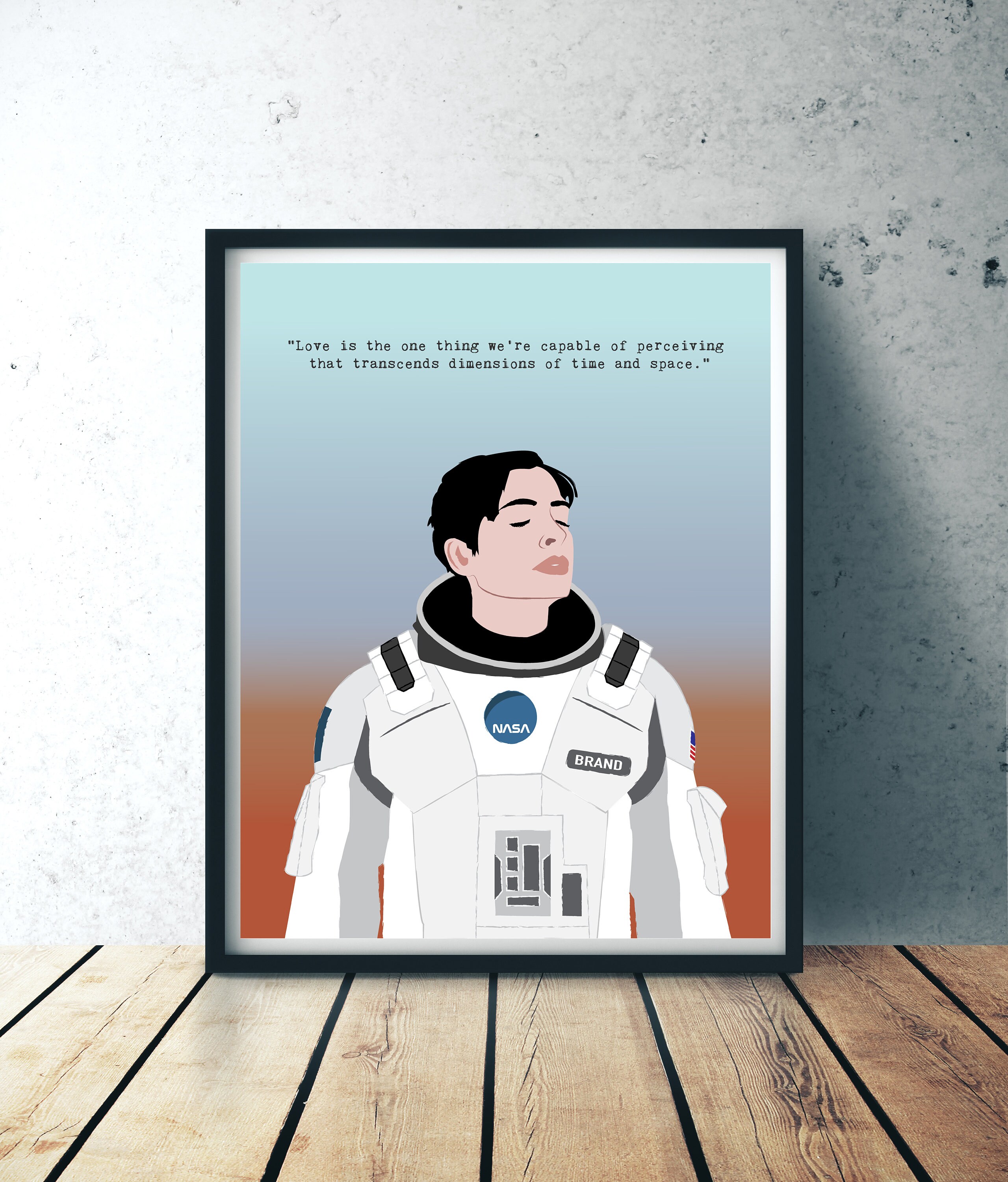 Interstellar Dr. Brand Minimalist Art Print 11x14 | Etsy