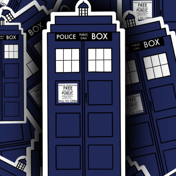 Tardis Stickers - Etsy