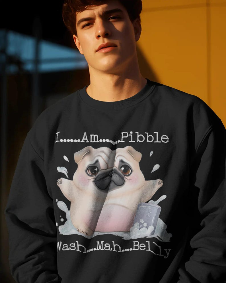I Am Pibble Wash My Belly, Funny Pitbull Meme Art (digital Download) - Etsy