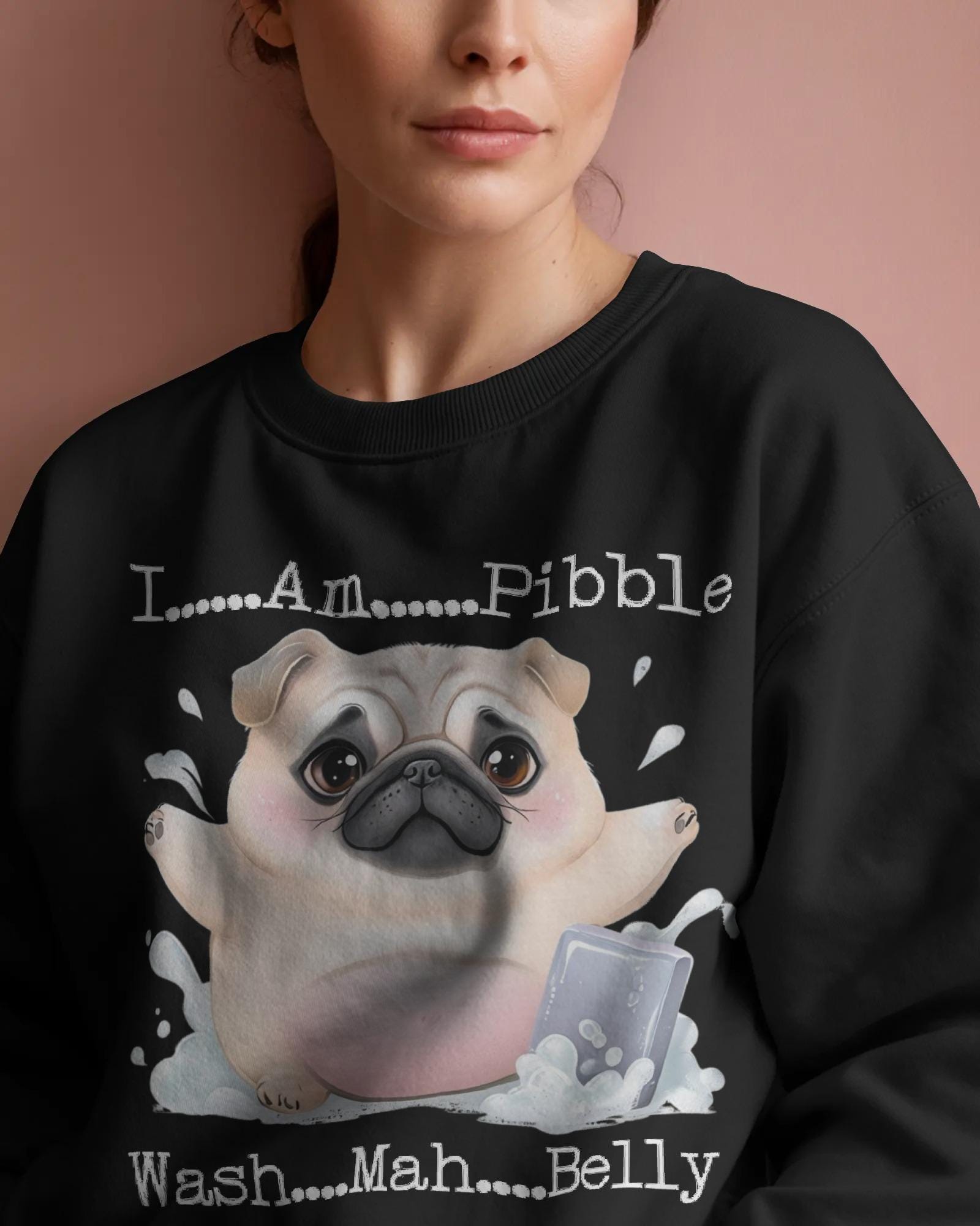 I Am Pibble Wash My Belly, Funny Pitbull Meme Art (digital Download) - Etsy
