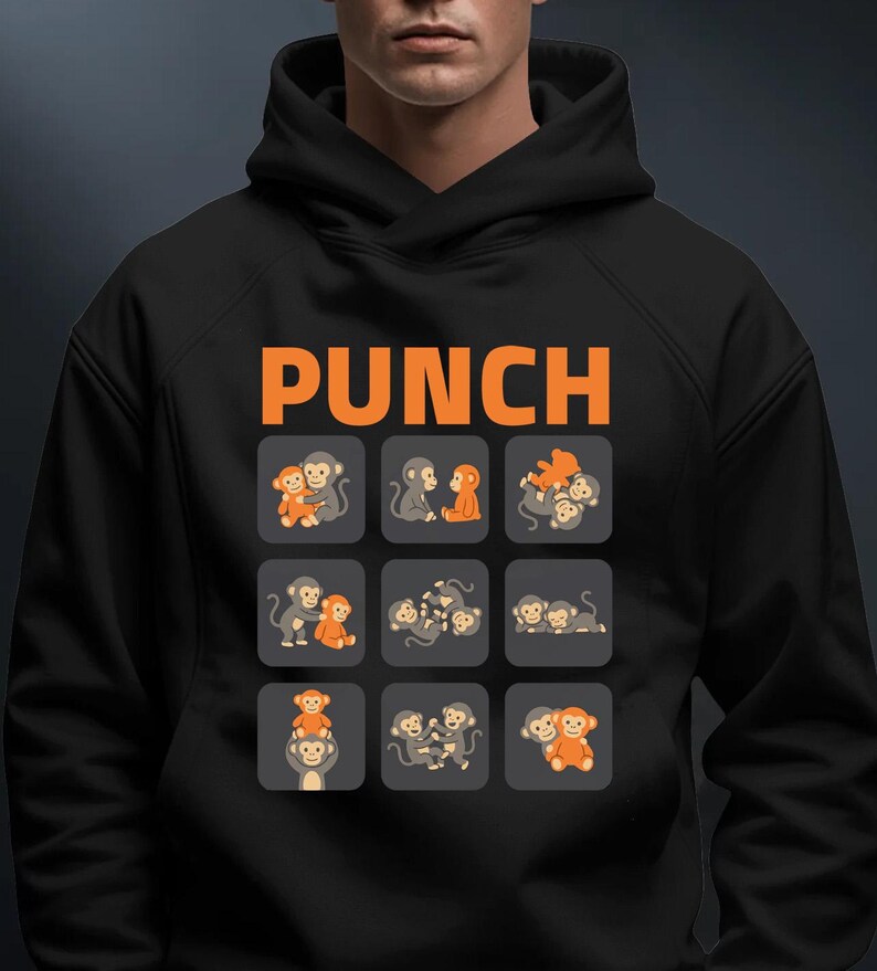 Punch Monkey Meme PNG: Cute Monkey Punch Art PNG (digital Download) - Etsy