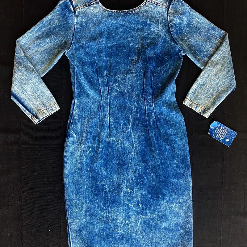 Acid Wash Dress - Etsy