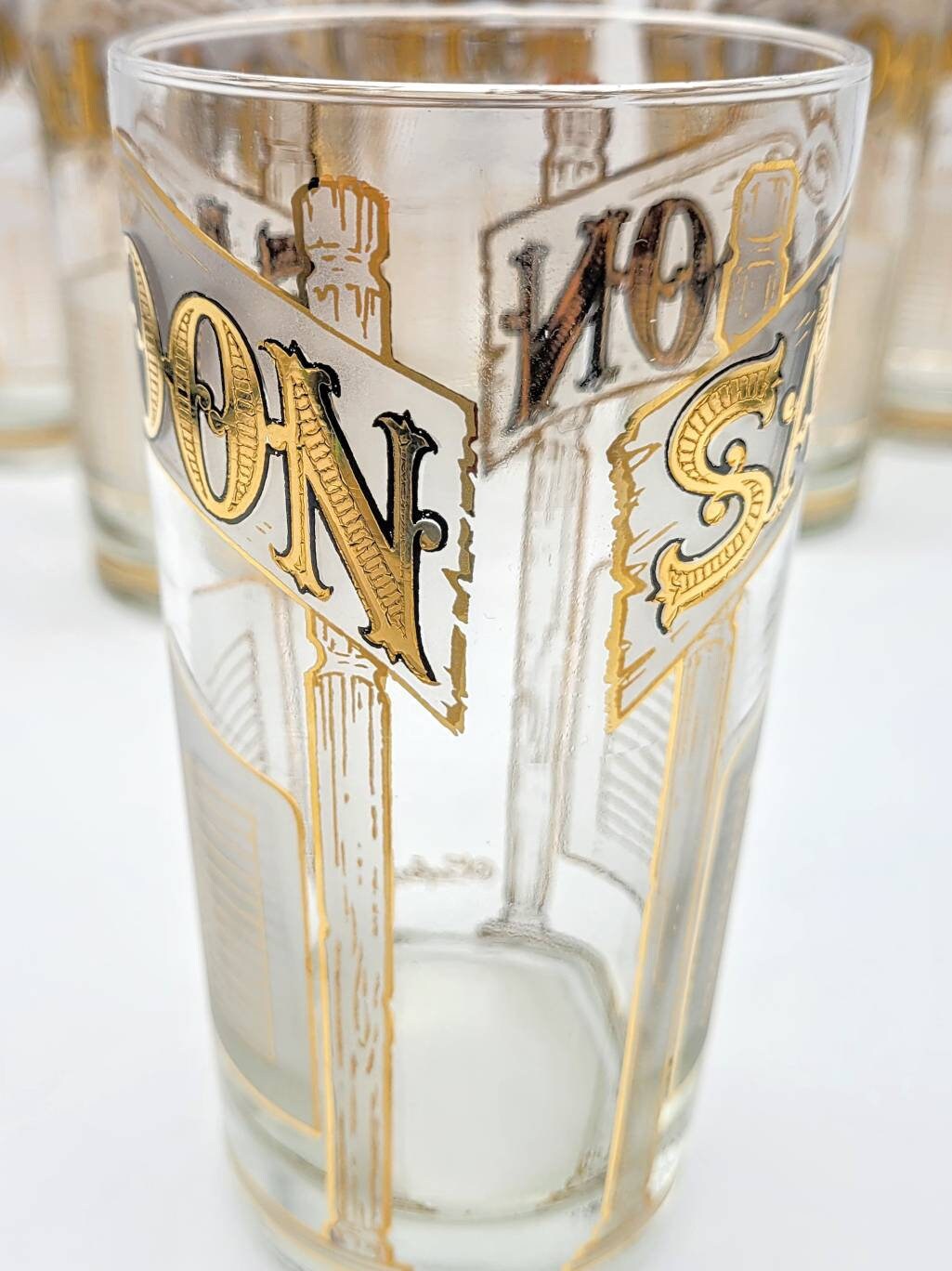 Culver Saloon Highball Glasses 6 Vintage Barware, Vintage Glassware ...