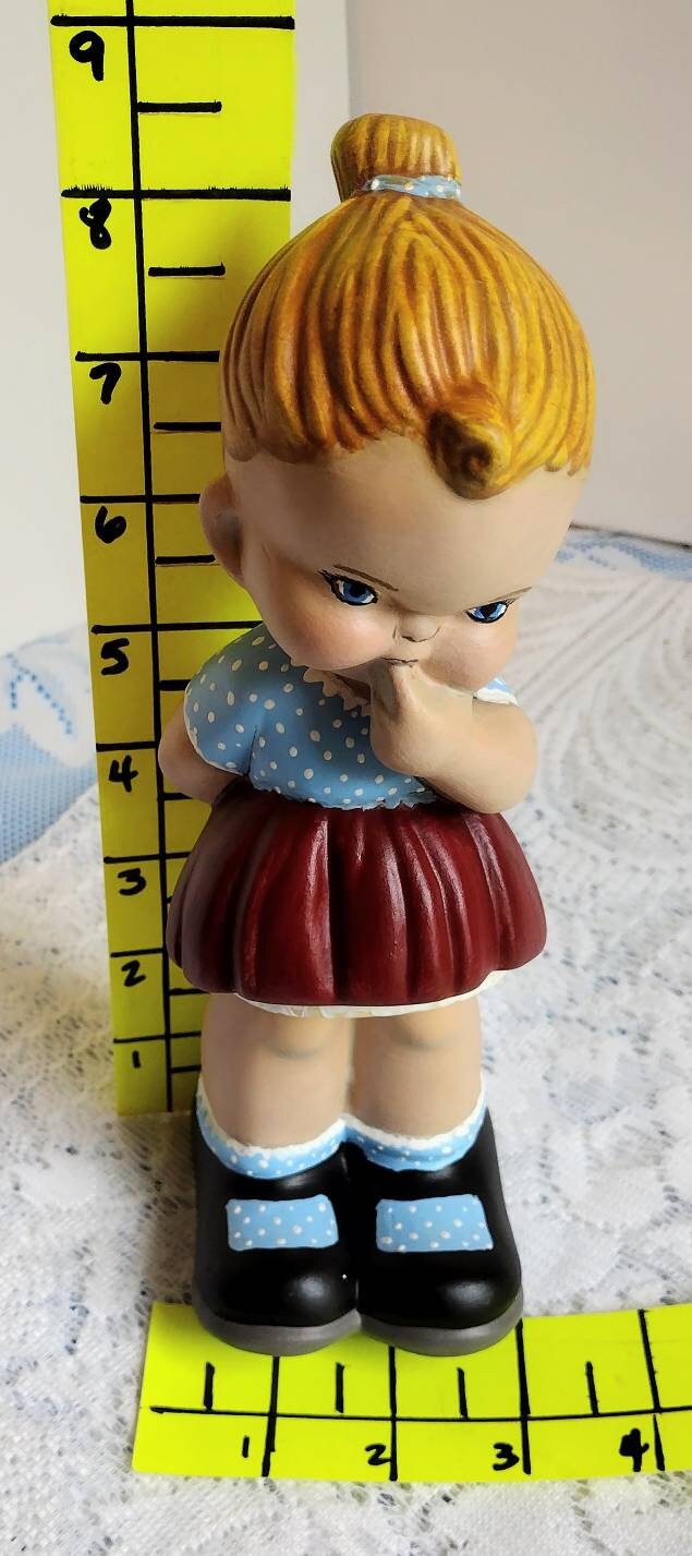 Country Children Ceramic Figurines, Siblings - Etsy