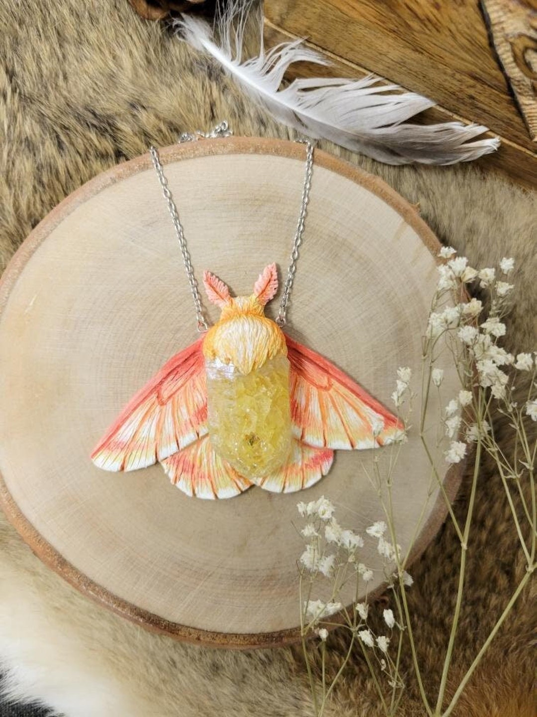 Moth Necklace for Moth Lovers Gifts Moth Themed Cottagecore Gifts for ...