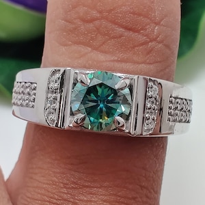 Mens Engagement Ring Etsy