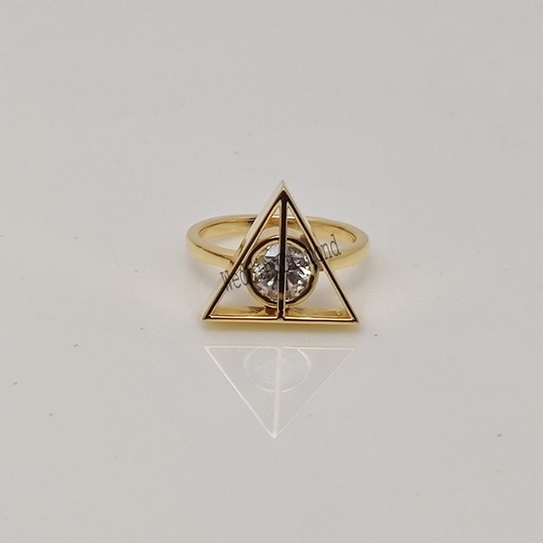 Deathly Hallows Ring - Etsy