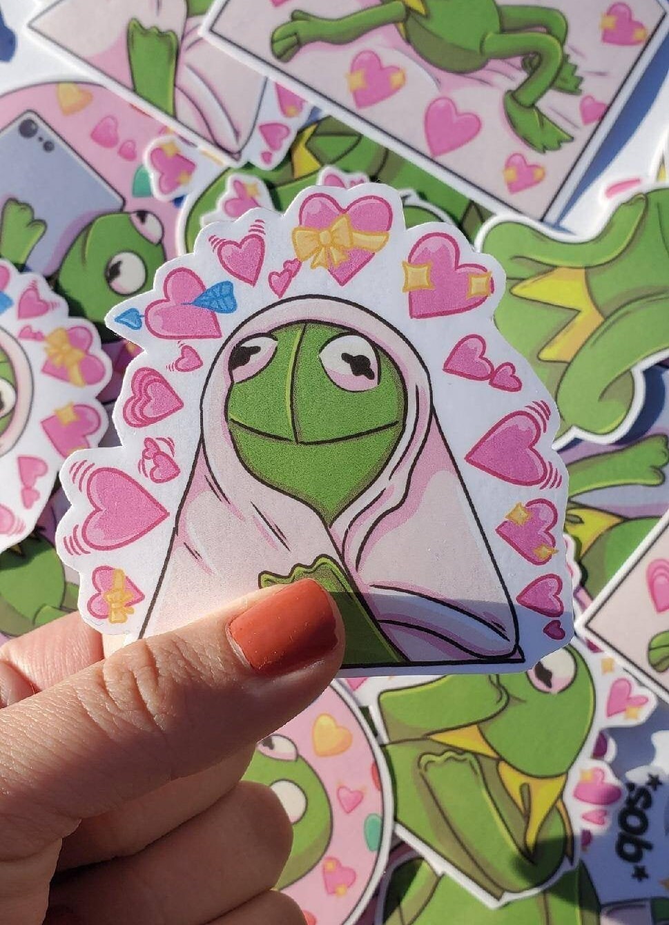 Wholesome Kermit Single Stickers - Etsy Australia