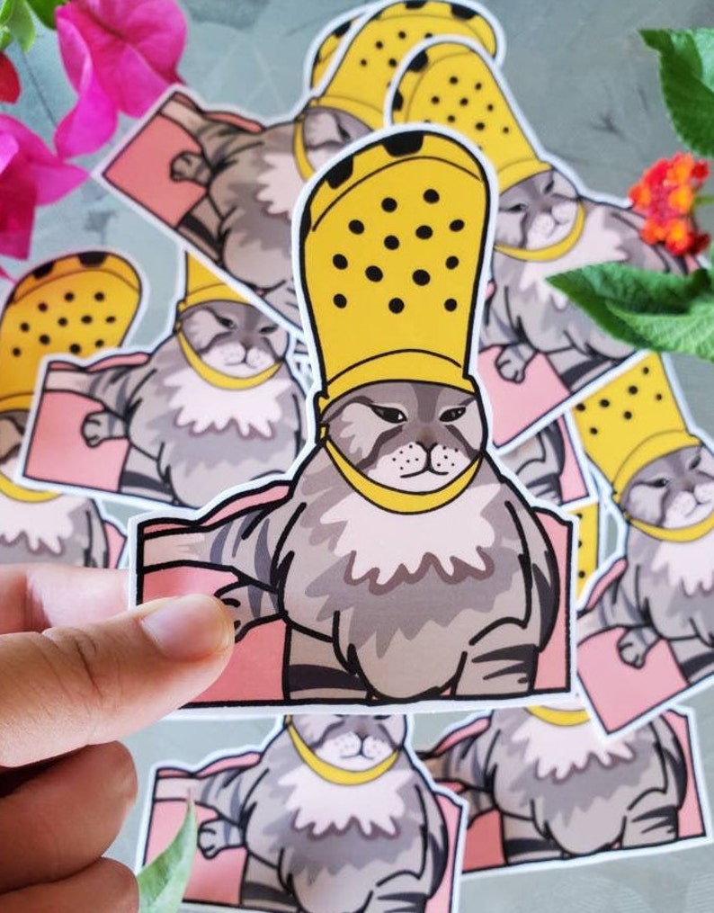 Cursed Cat Meme Single Stickers - Etsy