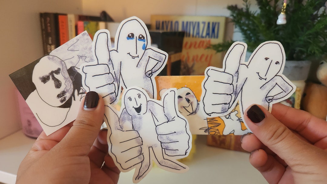 Cursed Reaction Meme Stickers - Etsy