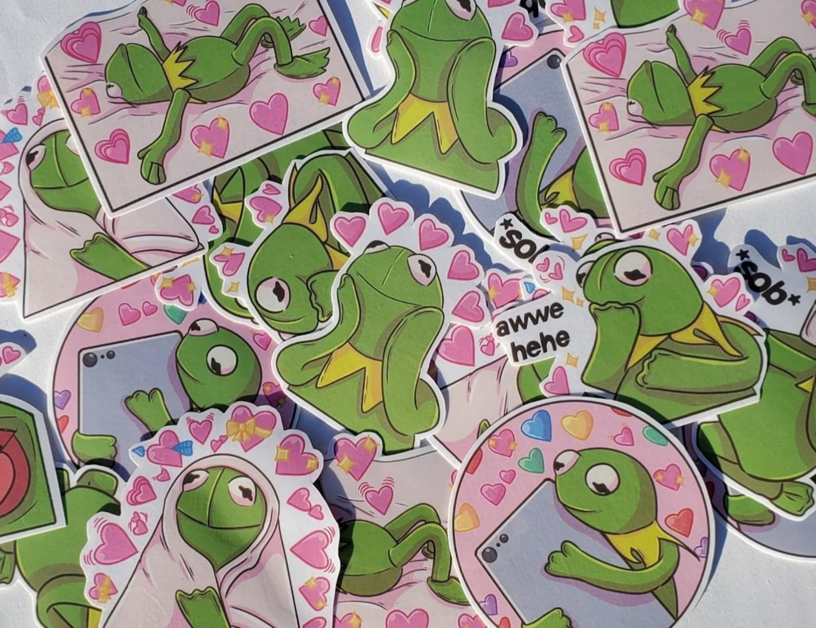 Wholesome Kermit Single Stickers - Etsy Australia