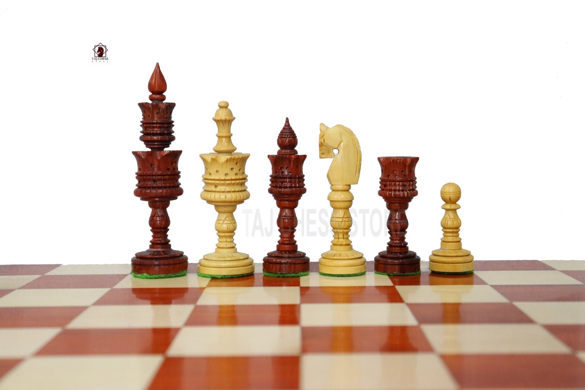 Lotus Series Unique Hand Carved Chess Set & Artistic Chess - Etsy